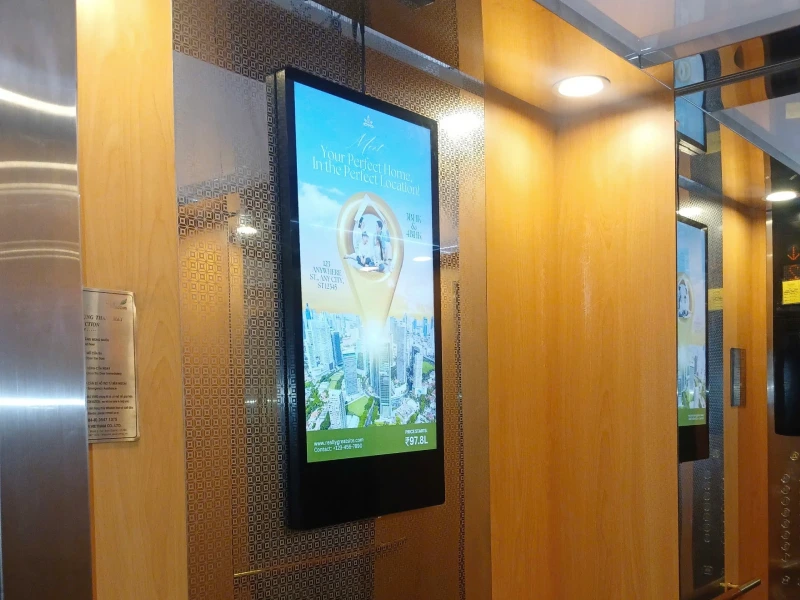 Màn Hình Quảng Cáo LCD Thang Máy 27"